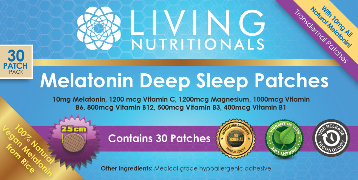 Melatonin Sleep Patch for Deep Rest – Living Nutritionals